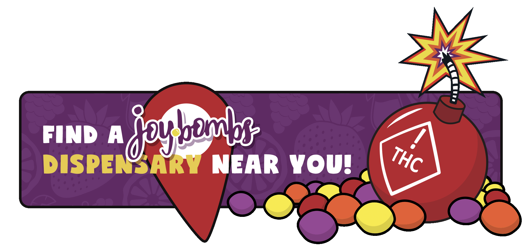 Joyibles — Joy Bombs - Cannabis Infused Candy Coated Fruit Chews