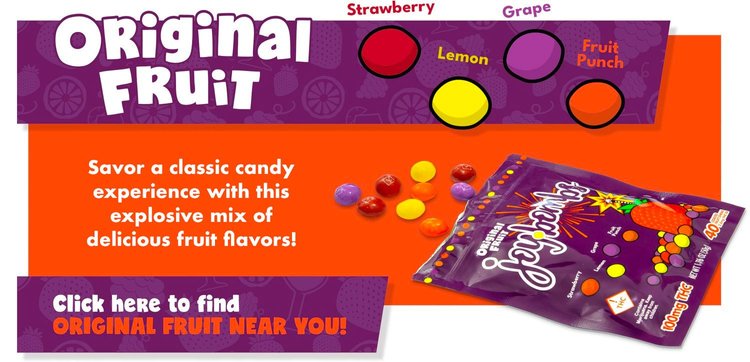 Joyibles — Joy Bombs - Cannabis Infused Candy Coated Fruit Chews