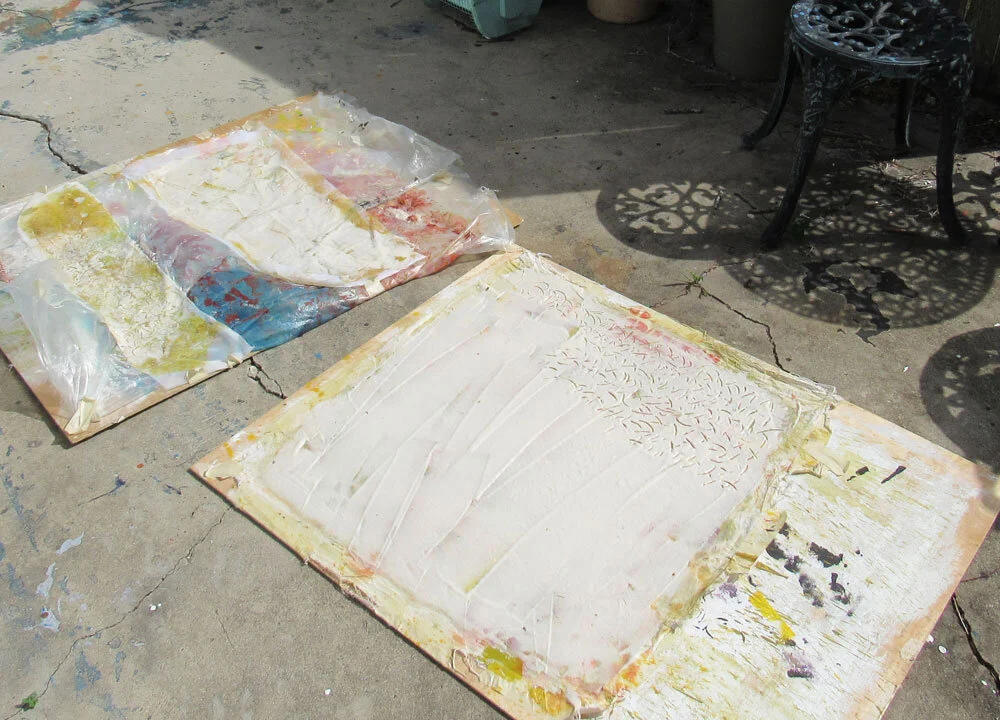 What came next: Wheat Paste Resist — Bobbi Baugh Studio