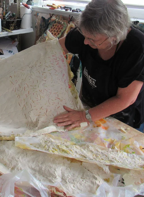 What came next: Wheat Paste Resist — Bobbi Baugh Studio