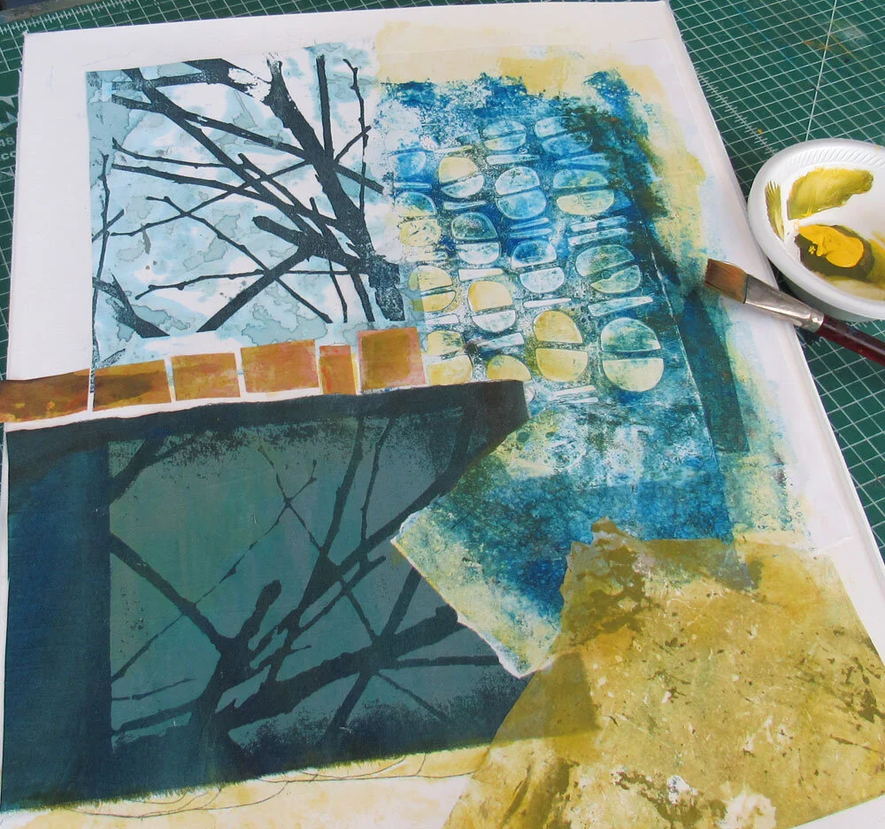 Printmaking and Collaging — Bobbi Baugh Studio