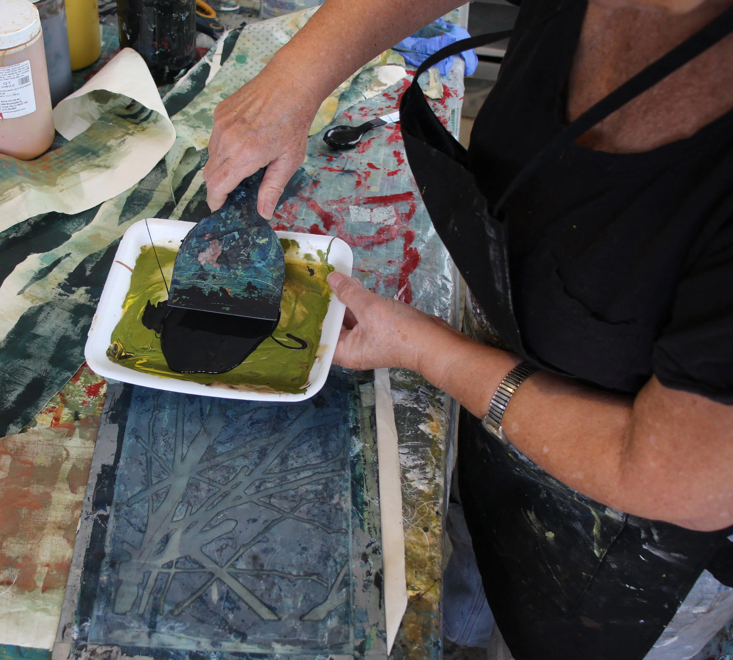 Screen Printing Stick Patterns — Bobbi Baugh Studio