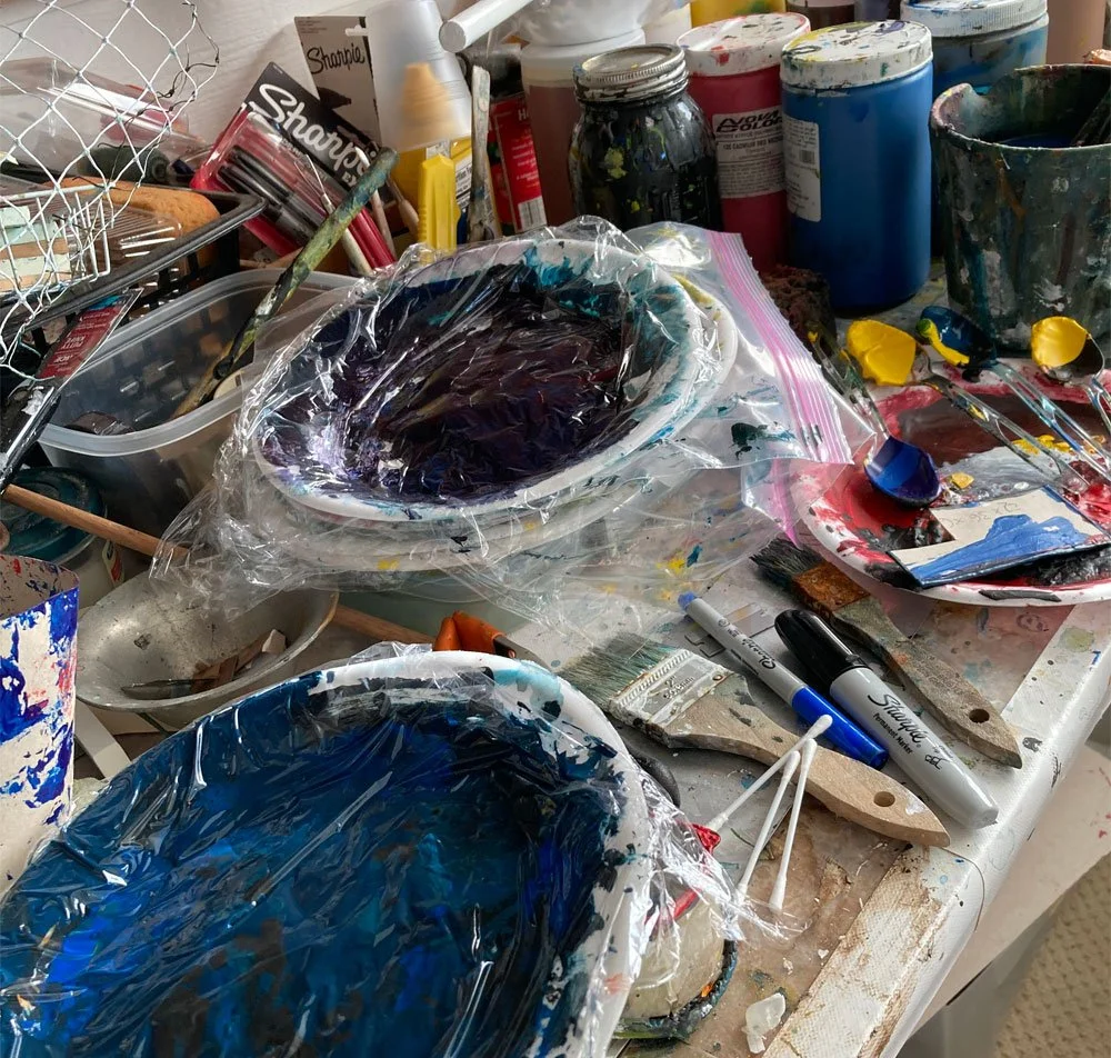 Creating artwork. Showing artwork. — Bobbi Baugh Studio