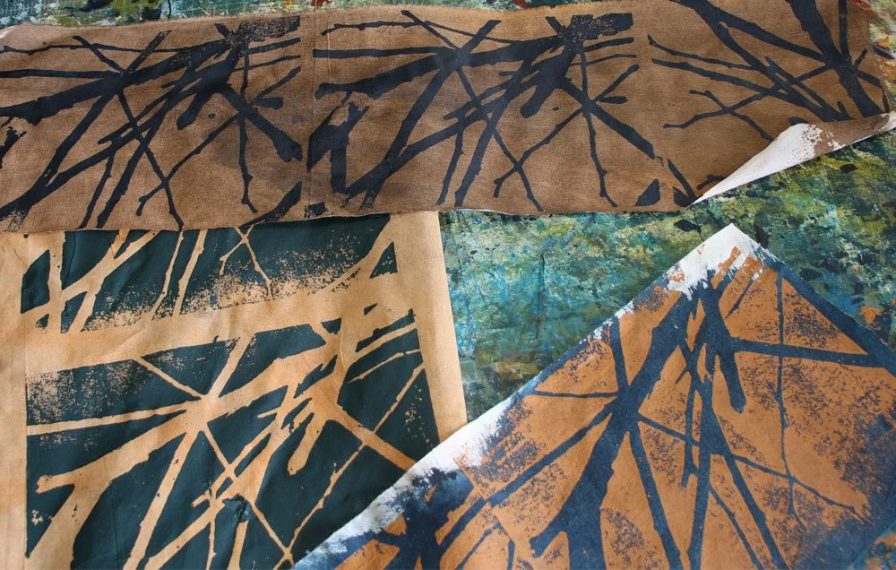 Screen Printing Stick Patterns — Bobbi Baugh Studio