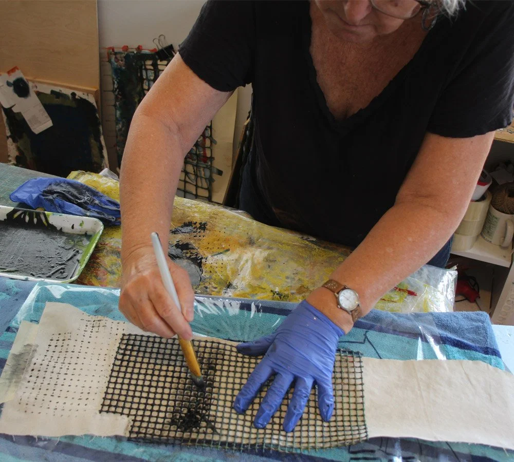 Some Found-Object Printing Step-by-Step — Bobbi Baugh Studio