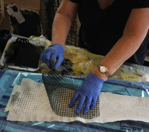 Some Found-Object Printing Step-by-Step — Bobbi Baugh Studio