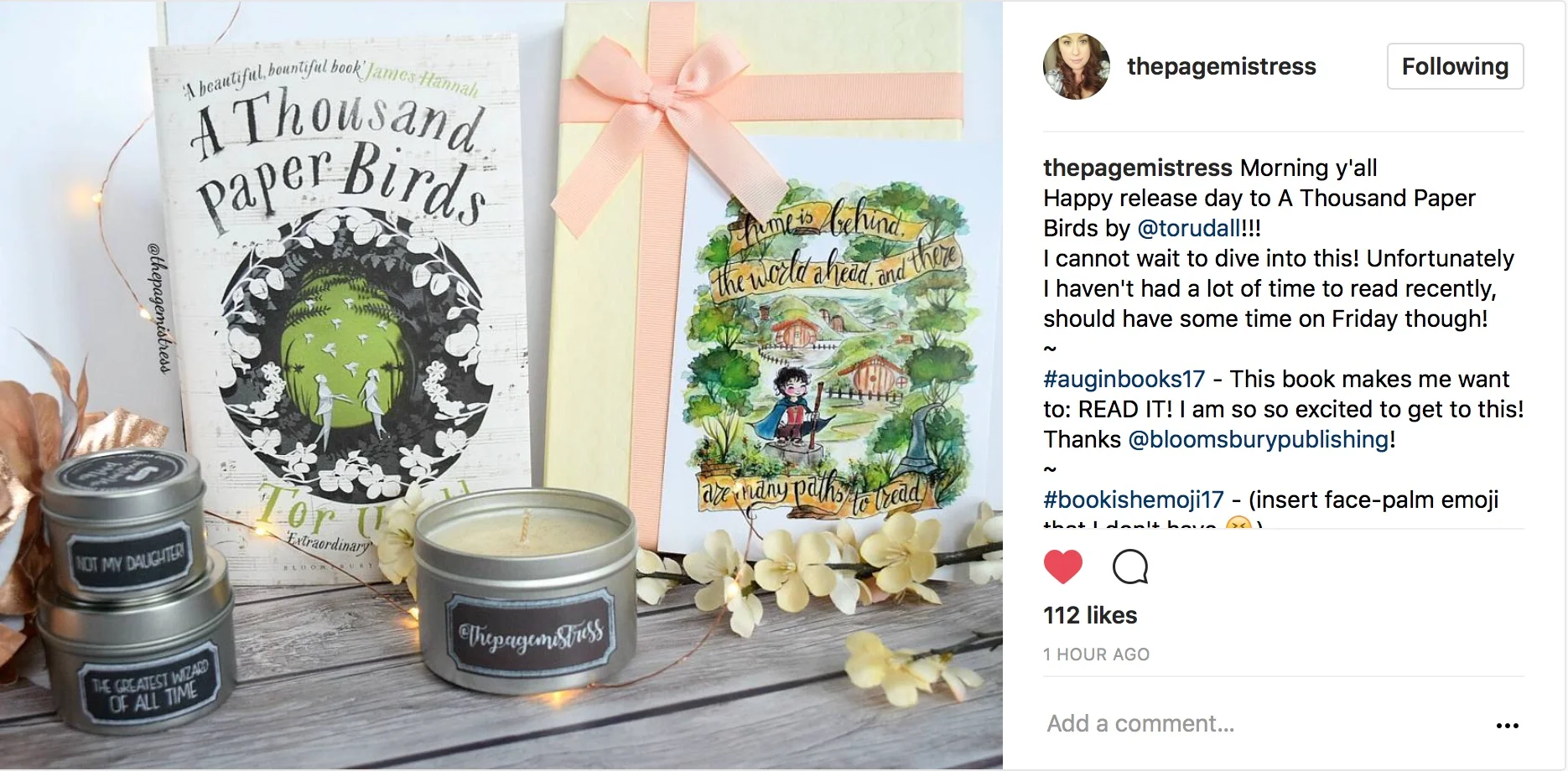 A Thousand Paper Birds is released in the USA! — Tor Udall