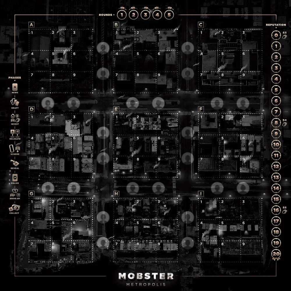 Mobster Metropolis: Art in Board Games #37 — More Games Please
