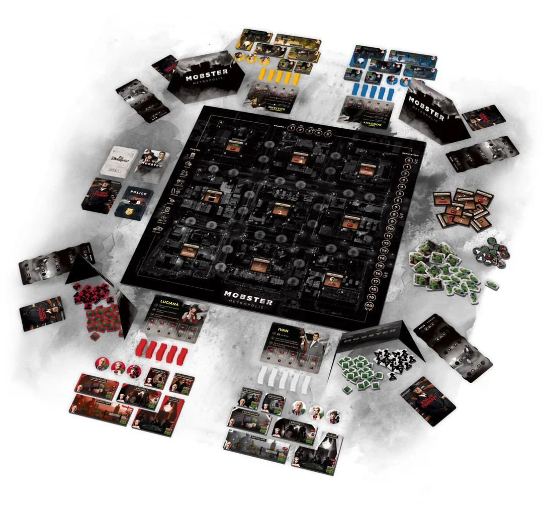 Mobster Metropolis: Art in Board Games #37 — More Games Please