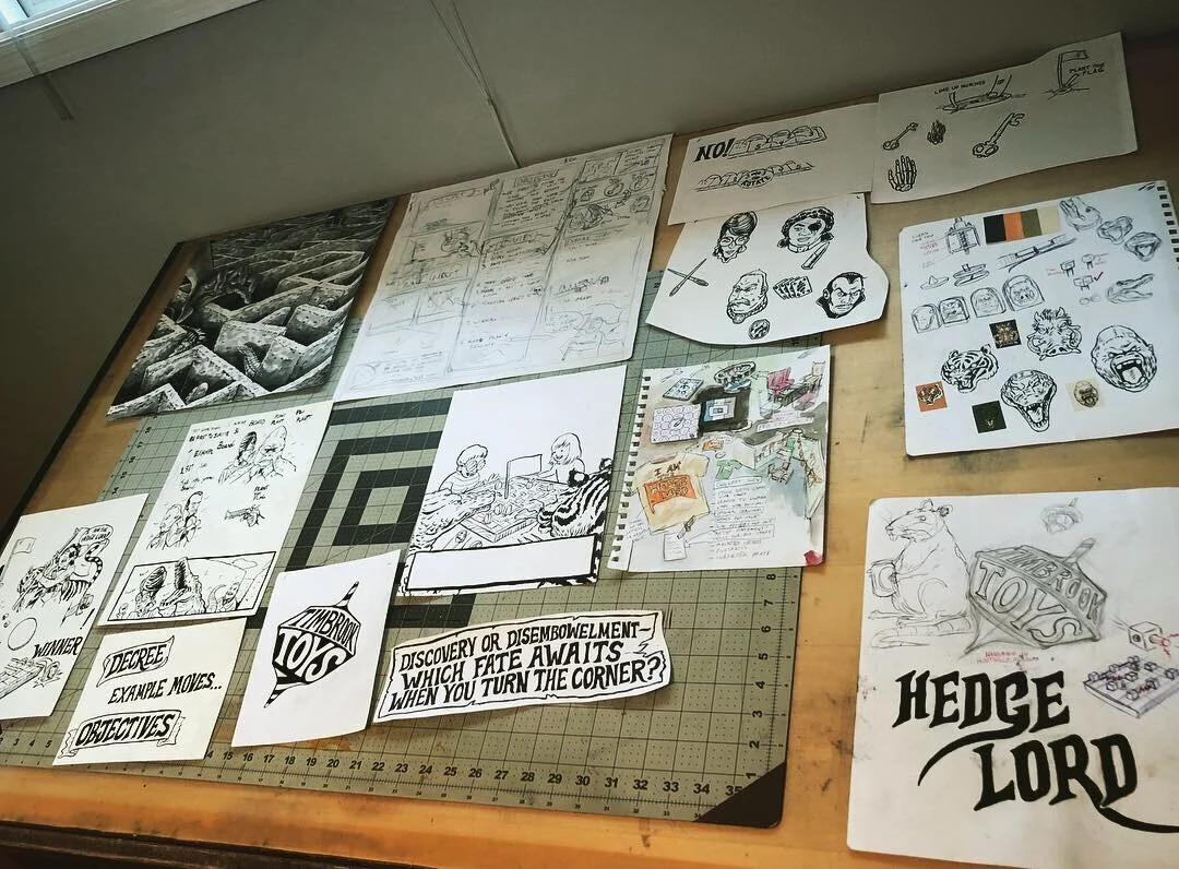 Timbrook Toys Interview - Hedge Lord Handmade Board Game Art & Design ...