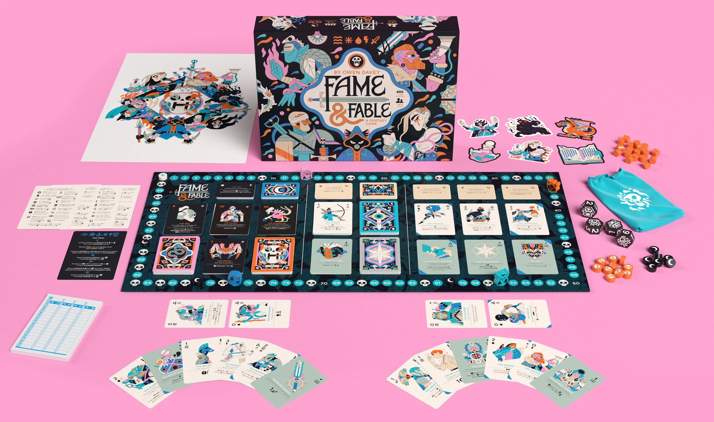 Bringing fantasy board game Fame & Fable to life. Owen Davey talks ...