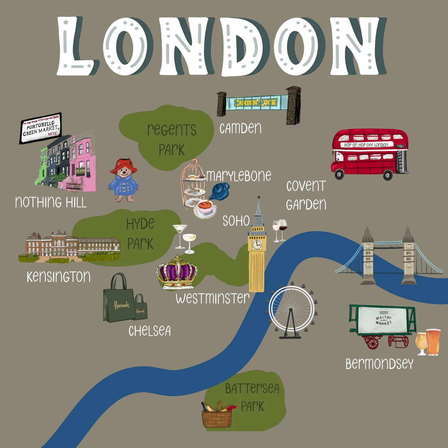 London, England: A guide to Eating and Drinking your way through the ...