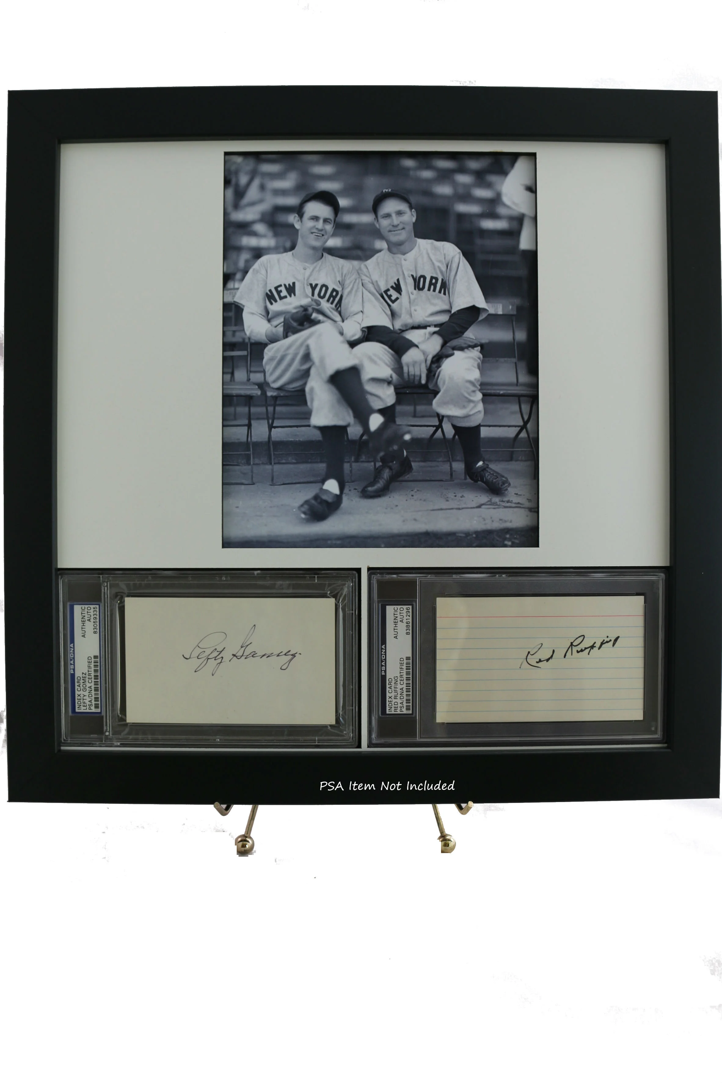 Framed displays for PSA/DNA slabbed autographed sports memorabilia ...