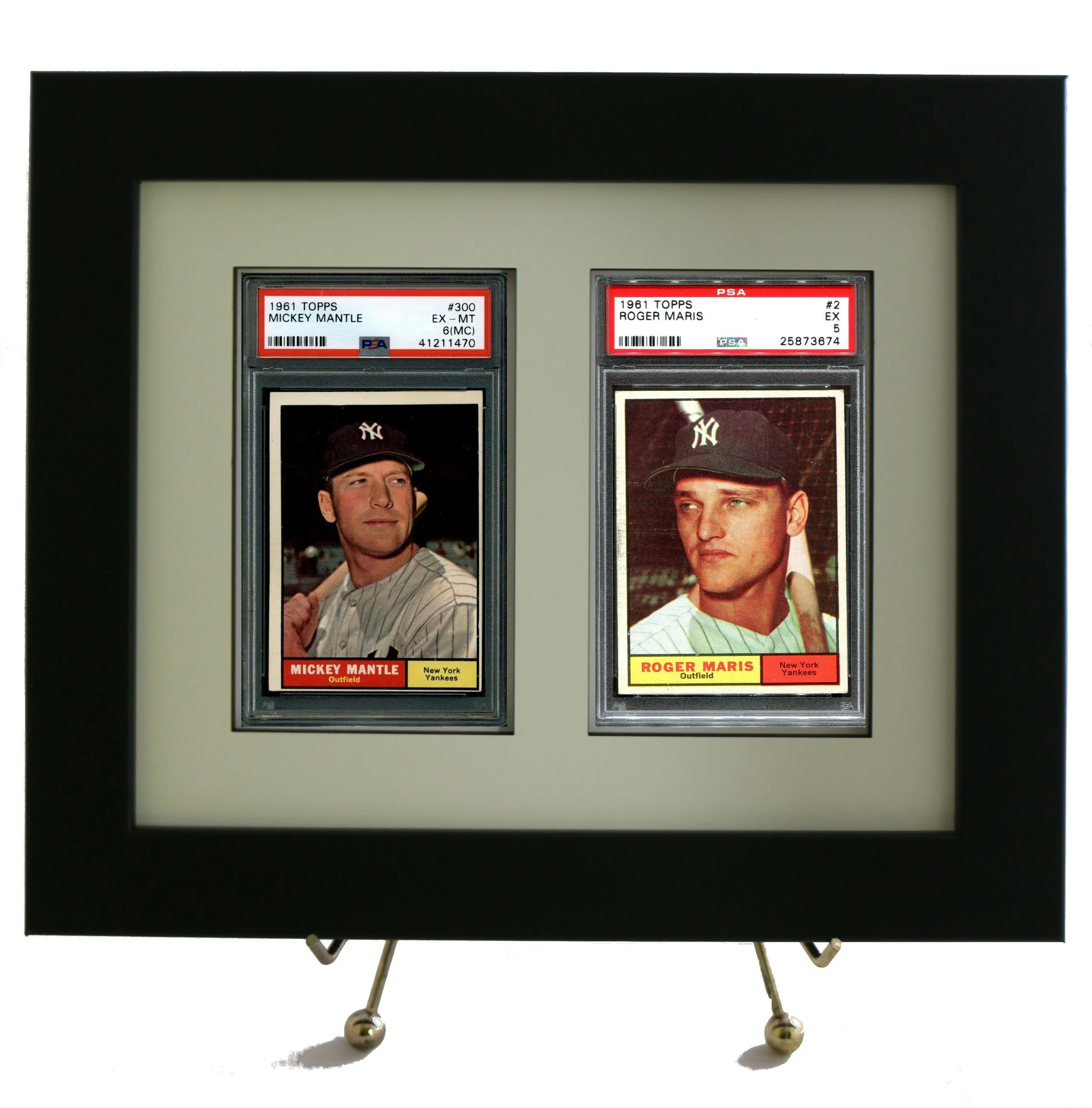 Framed displays for PSA graded sports cards — PSAFRAMES.COM