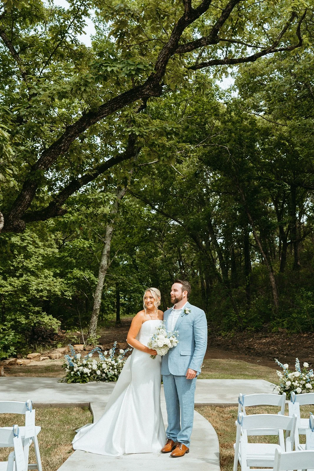 Morgan and Garrett's June Riverbend Chapel Wedding — Dream Point Ranch