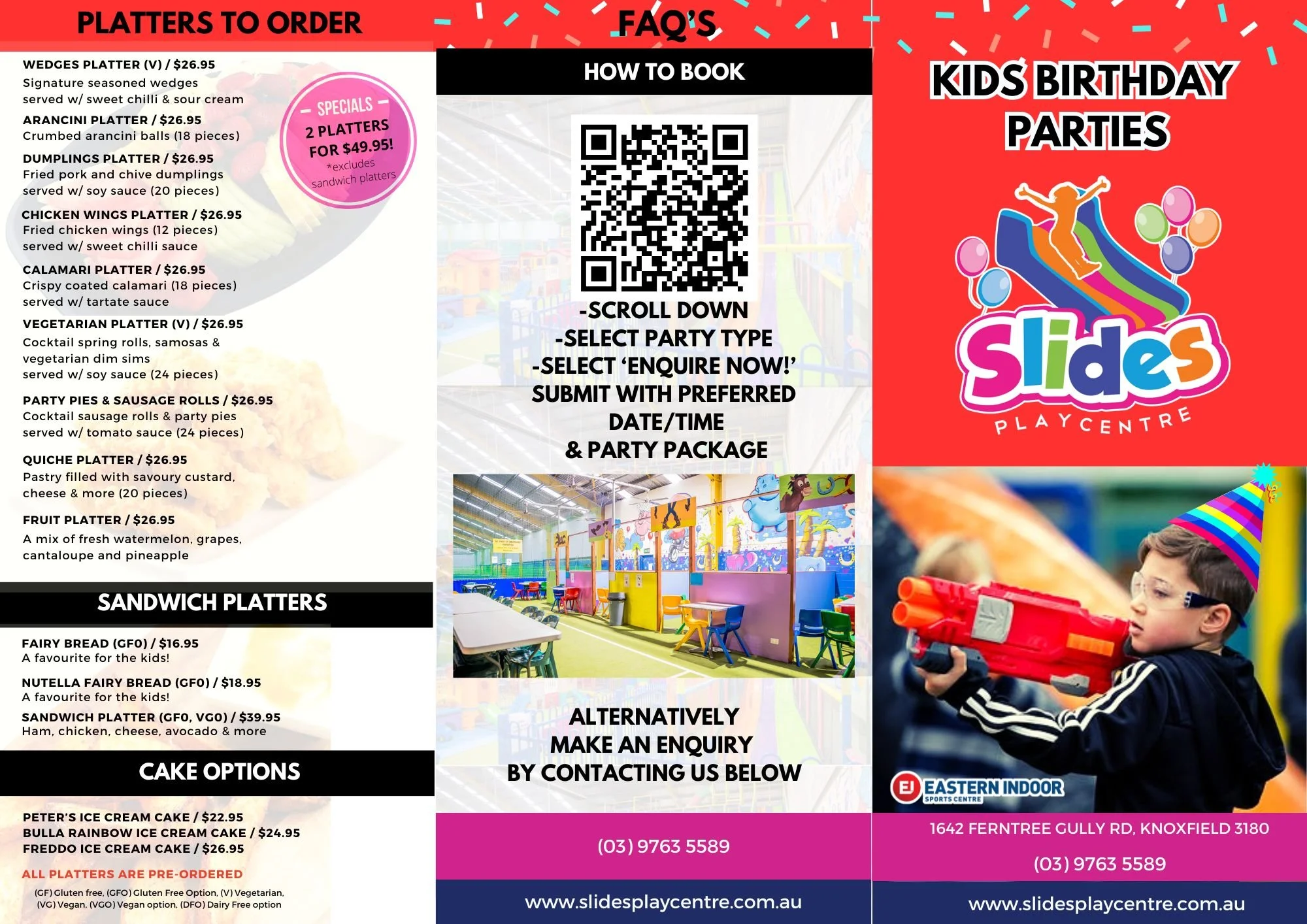Kids Parties | Slides Playcentre & Cafe - Knoxfield