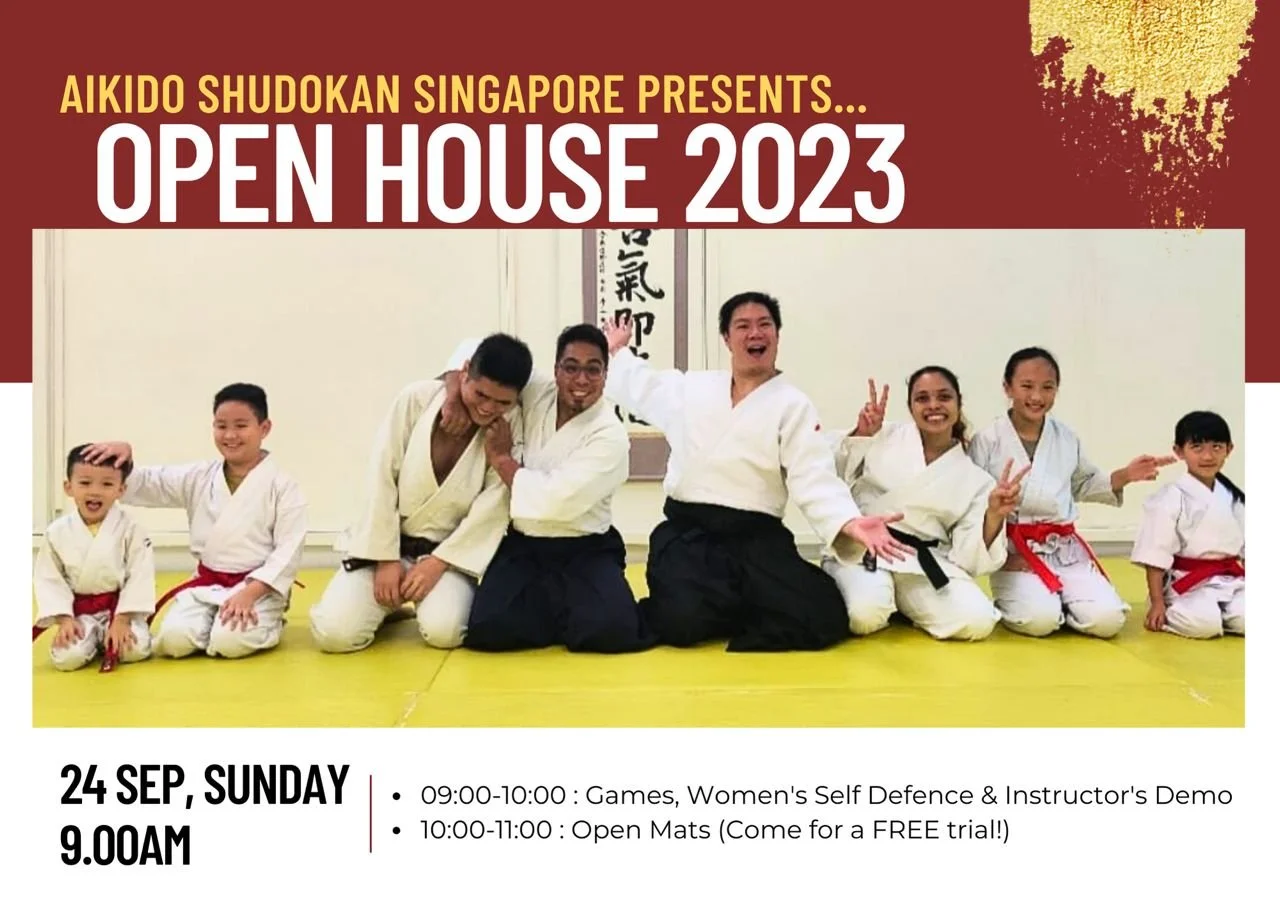 Aikido Shudokan Singapore Open House 2023 — Aikido Shudokan Singapore