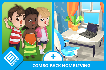 3D Characters and Environments for Unity | Supercyan Unity Assets