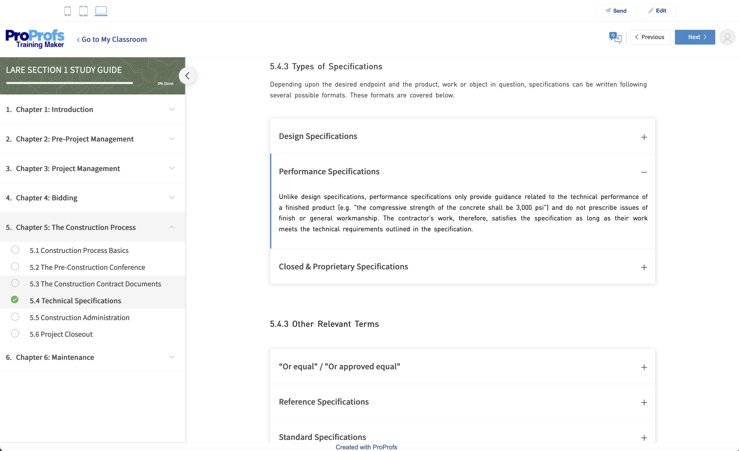 LARE Exam - Features and Screenshots — LAREprep