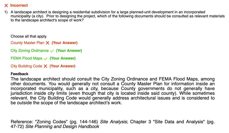LARE Exam - Features and Screenshots — LAREprep