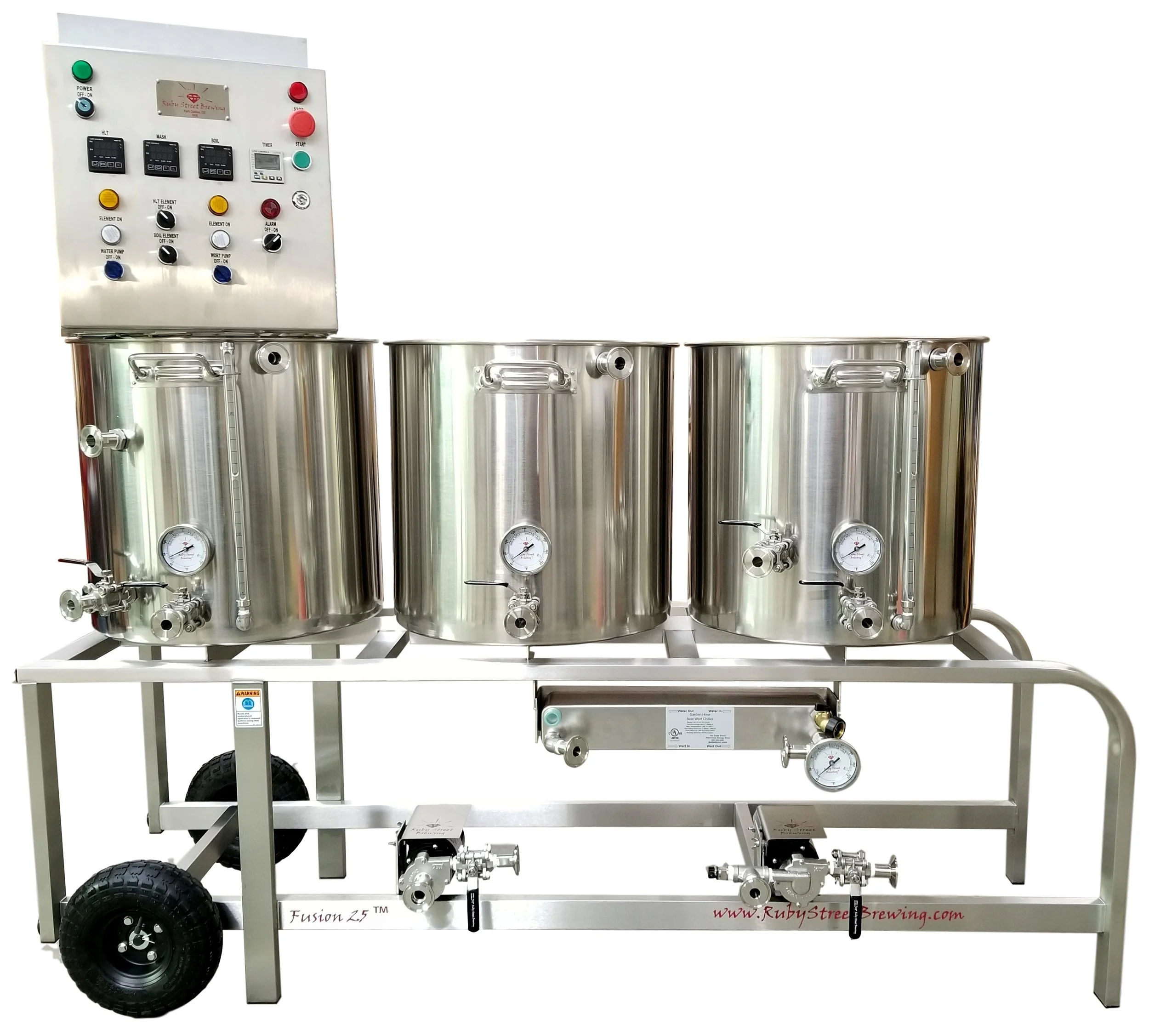 The Alpha Ruby 1 BBL Pilot Brewing System (electric) — Ruby Street Brewing