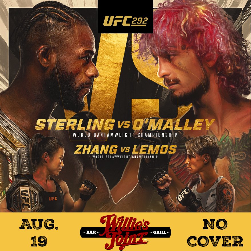 EVENTS — Willie's Joint