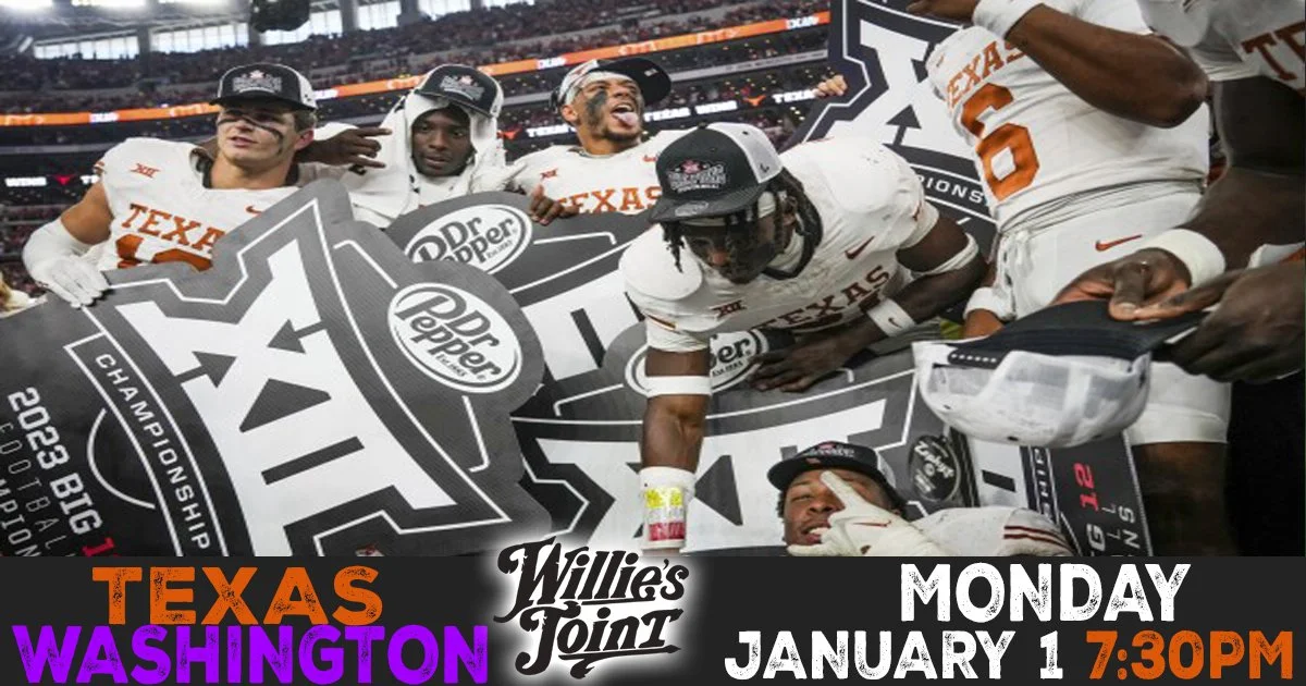 EVENTS — Willie's Joint