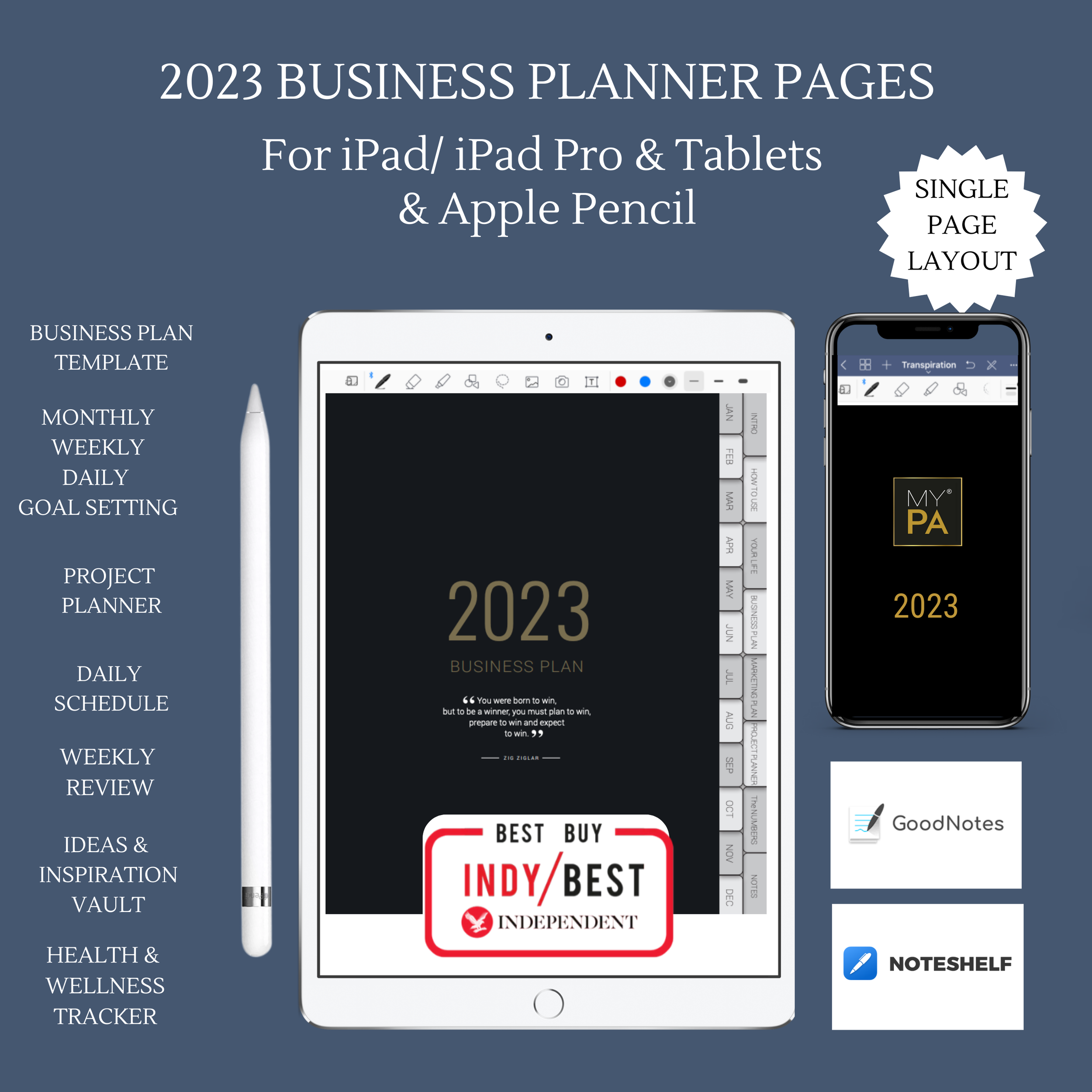 2023 Digital Business Planner For IPad And IPad Pro MY PA 2023 