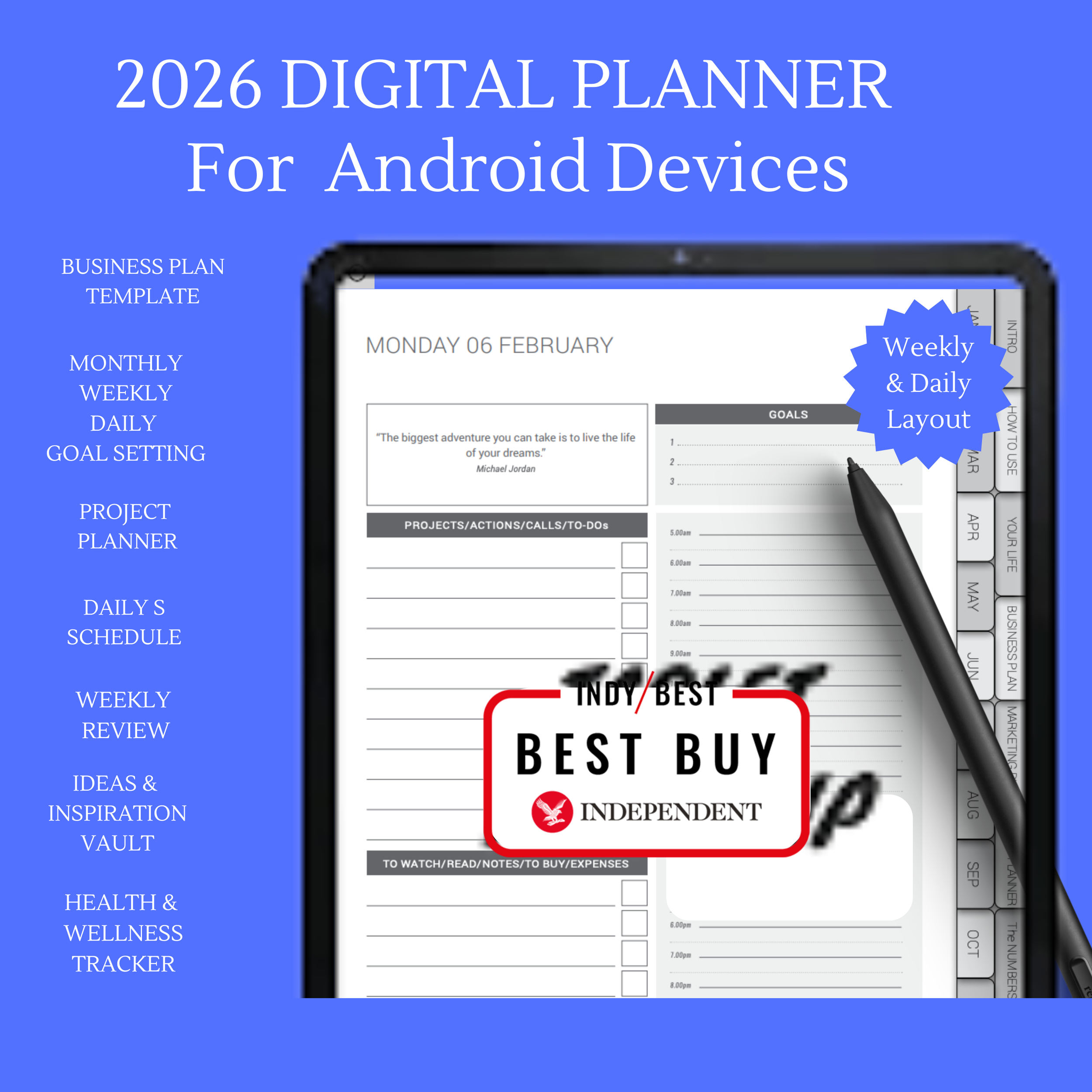 2026 Digital Business Planner for Android Devices ( Daily) — MY PA 2026 ...