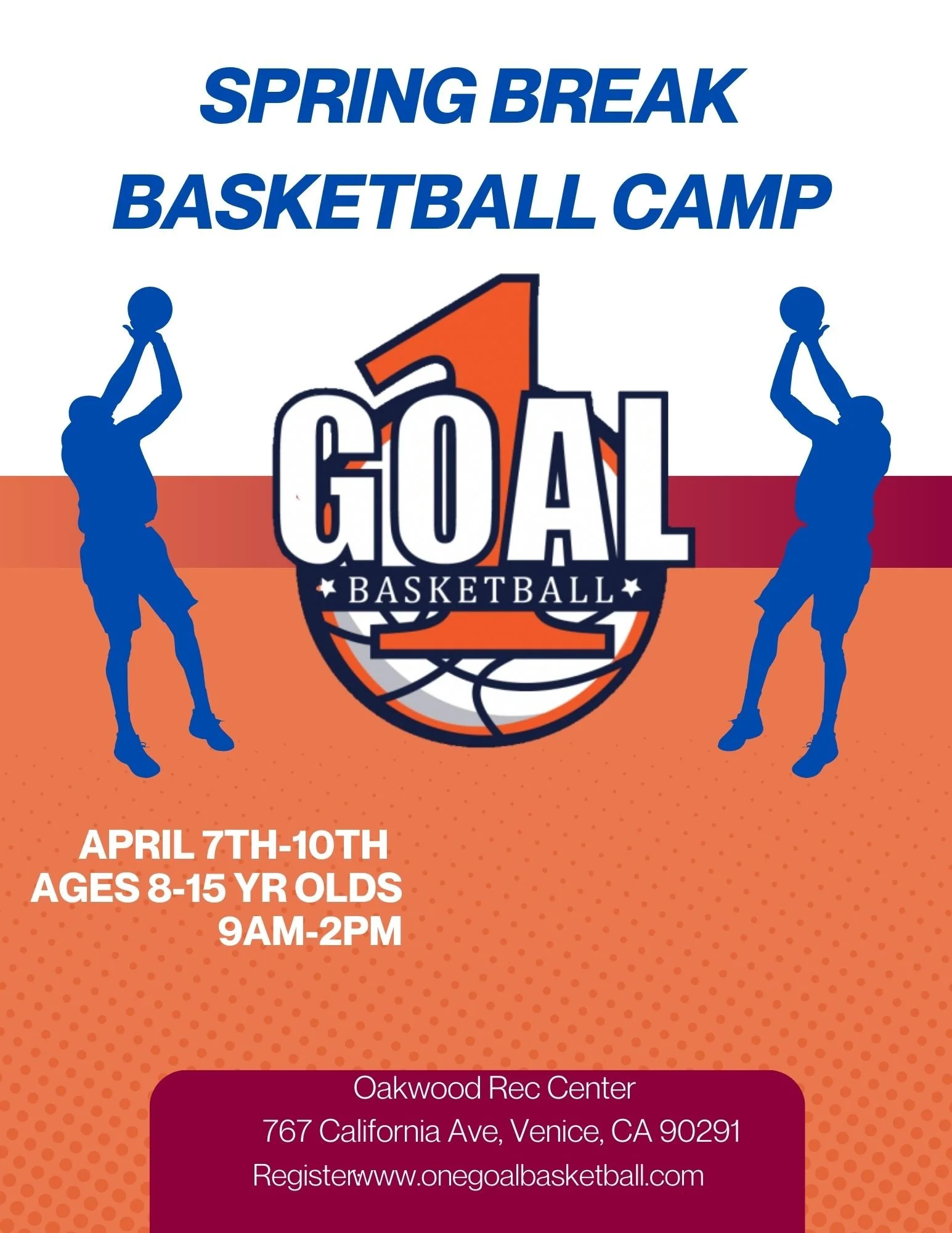 Spring Break Basketball Camp (Daily) — One Goal Basketball