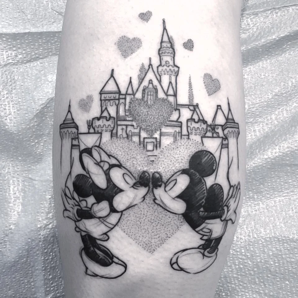 Work Black Bubblegum Tattoo