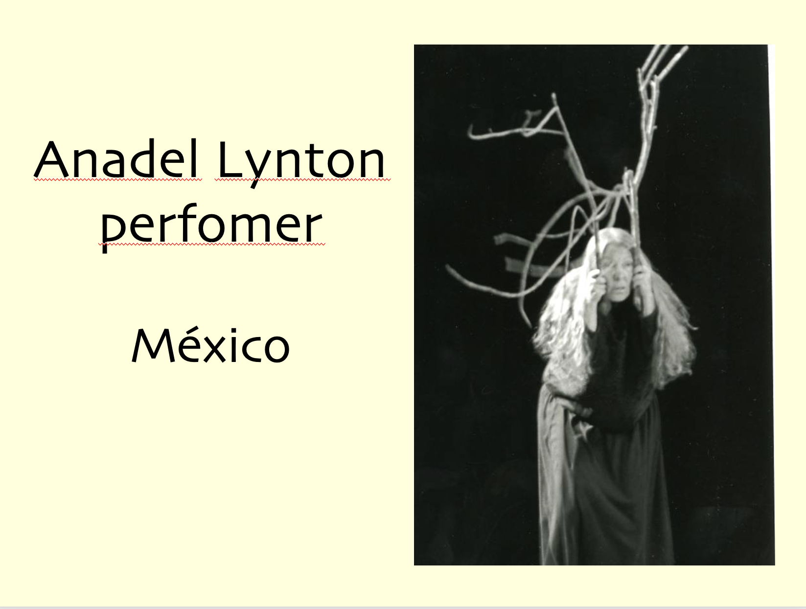 Anadel Lynton/ PREMIO DANZA UNAM 2023 — El Apuntador