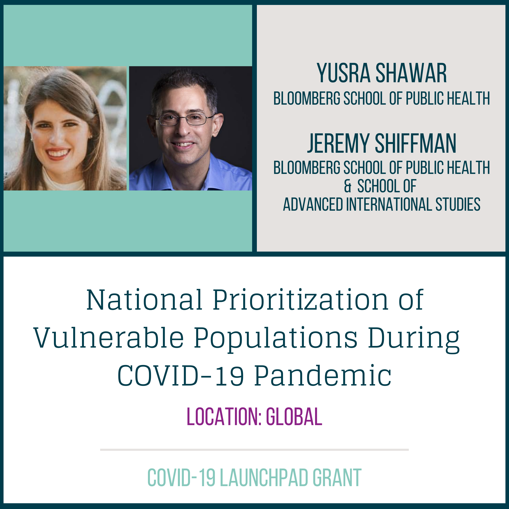 Vulnerable Populations