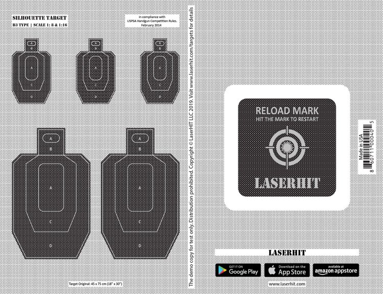 Targets — LaserHIT - Modern Firearm Training at Home