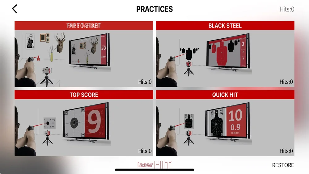LaserHIT Mobile App — LaserHIT - Modern Firearm Training at Home