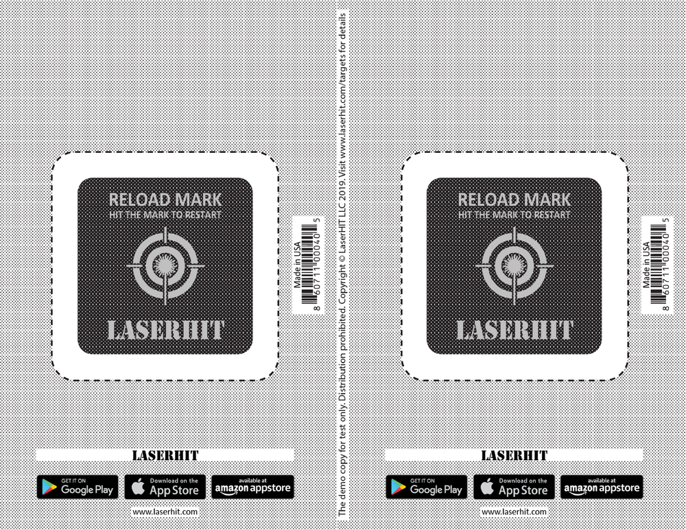 Scaled LaserHIT Targets — LaserHIT - Modern Firearm Training at Home