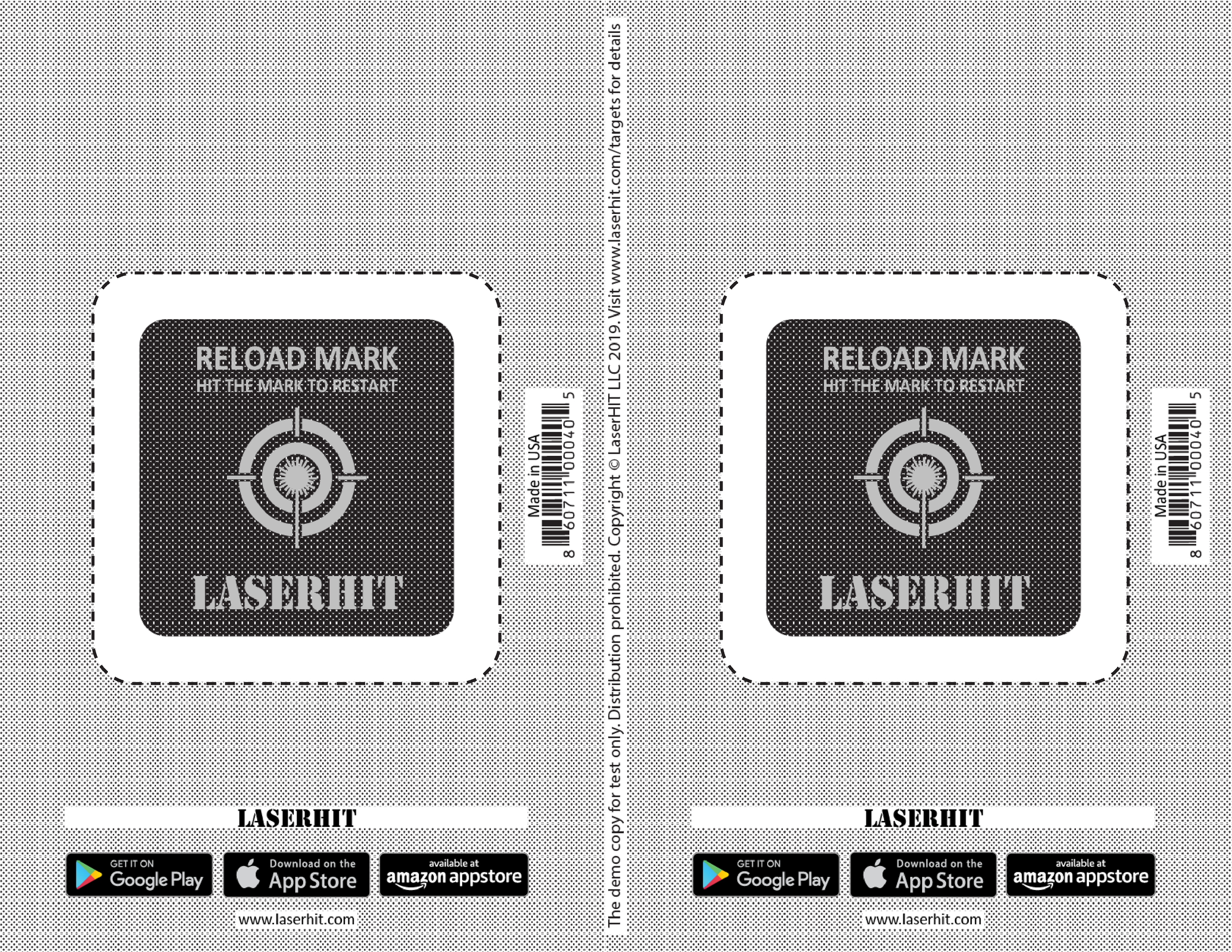 Scaled LaserHIT Targets — LaserHIT - Modern Firearm Training at Home