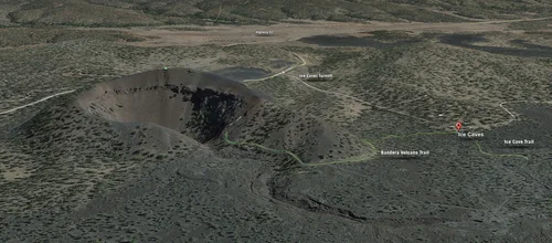 Ice Cave and Bandera Volcano