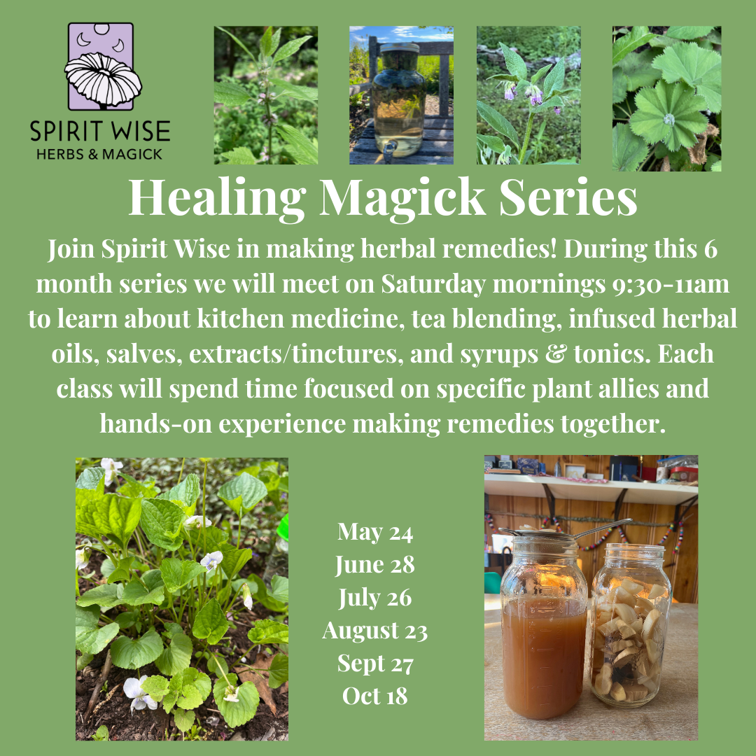 Classes & Circles — Spirit Wise Herbs & Magick