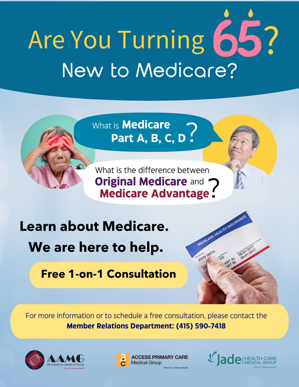 All American Medical Group (AAMG) Handouts & Fliers — AAMG Doctors