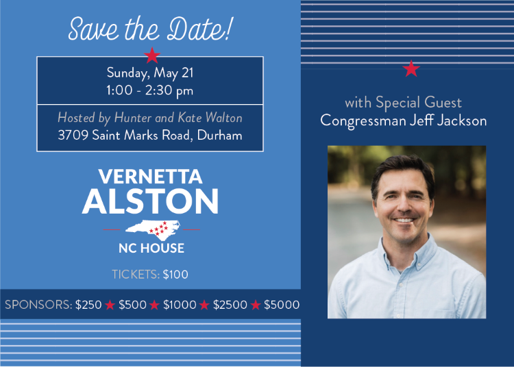 Join us for a Fundraising Reception for Rep. Vernetta Alston — Vernetta ...
