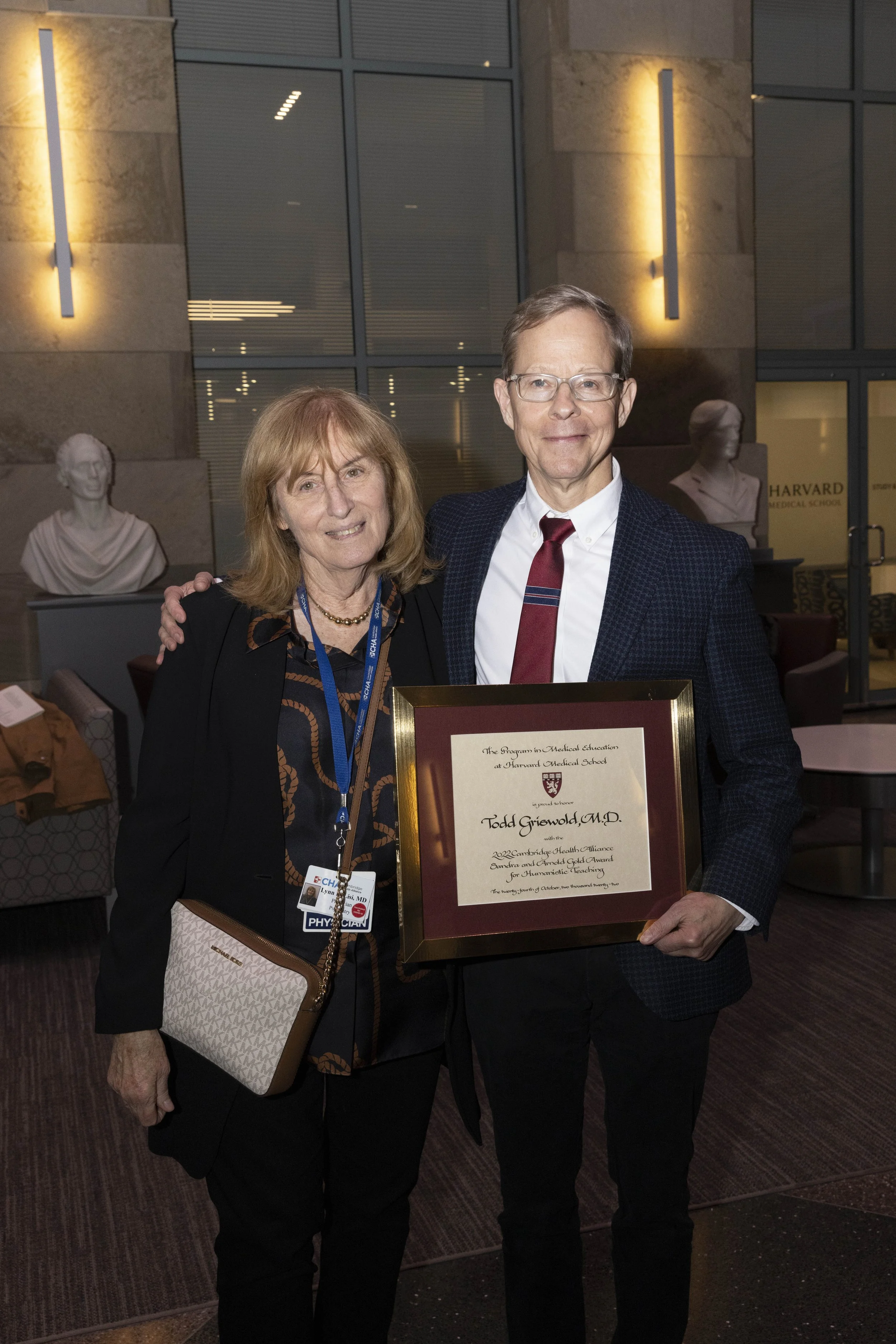 Sandra and Arnold Gold Award — CHA Center for Professional and Academic ...