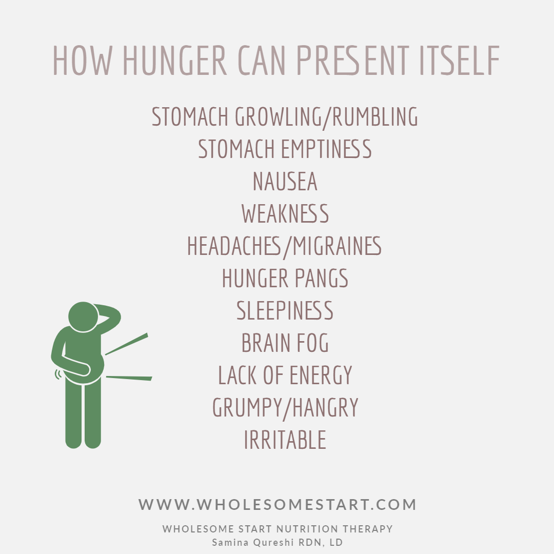 Wholesome Start Nutrition Counseling - What does hunger feel like? GI ...