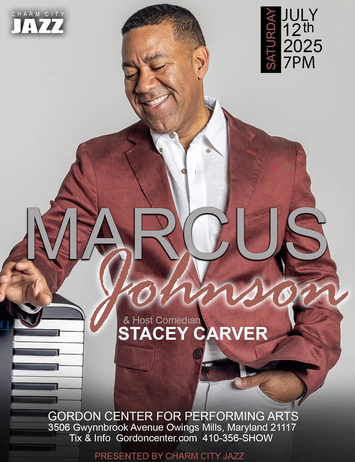 Contemporary Jazz Pianist — Marcus Johnson360