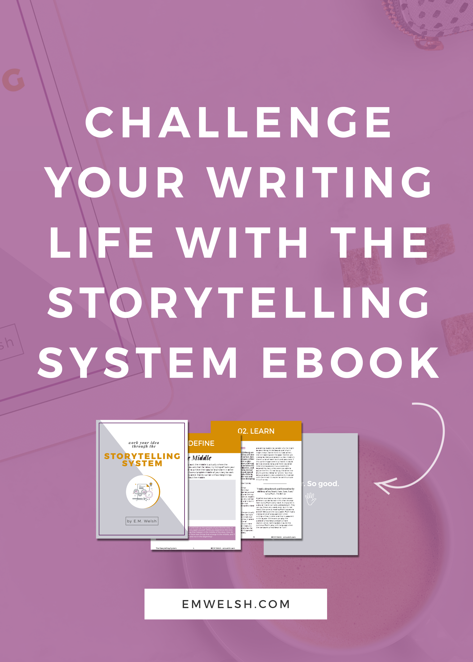 Challenge Your Writing Life With the Storytelling System Ebook — E.M. Welsh