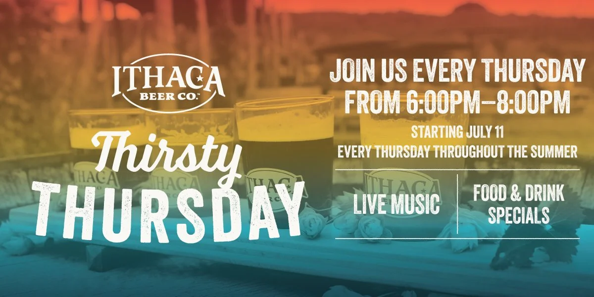 Taproom - Brewery menu — ITHACA BEER