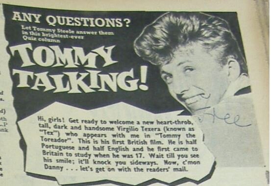 Promoting Tommy Steele through 1950s UK Comics (Part I of 2) by Joan ...