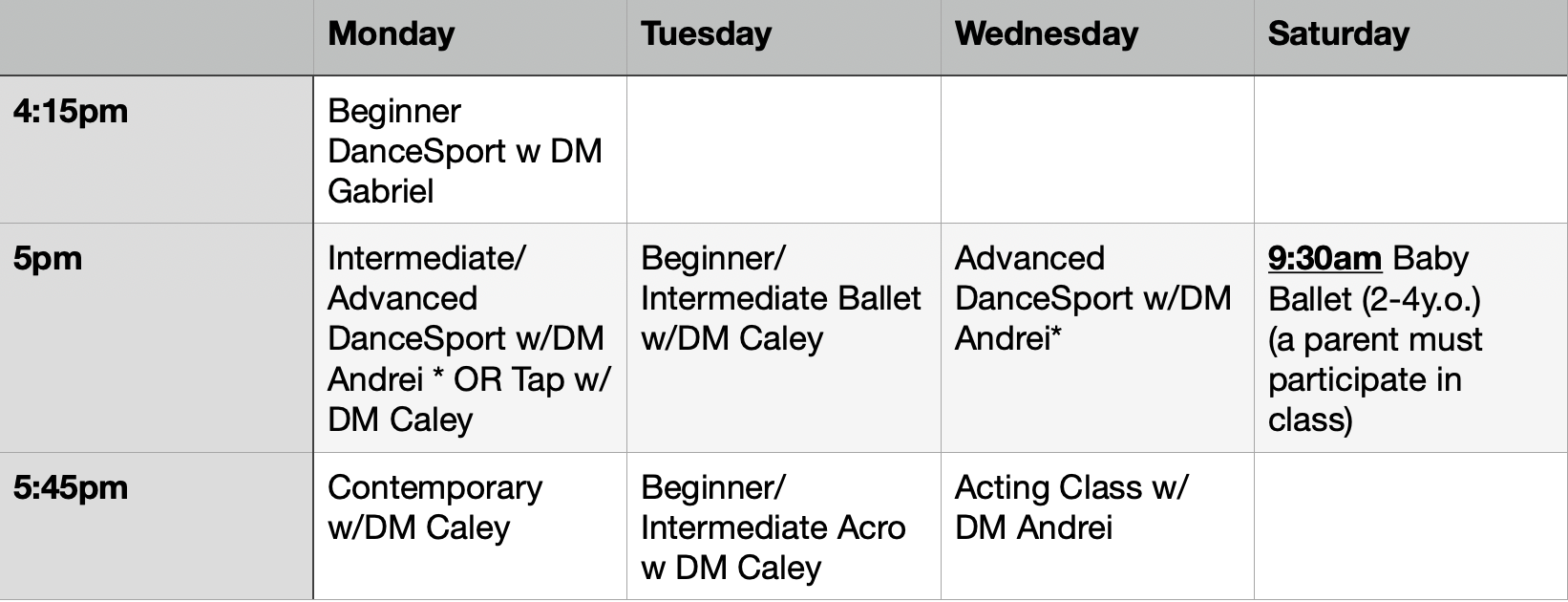 Kids Dance Program Full Year Tuition — Dance Fire Studio