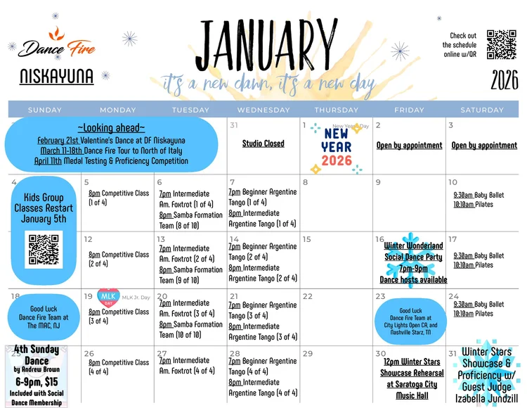 Schedule — Dance Fire Studio
