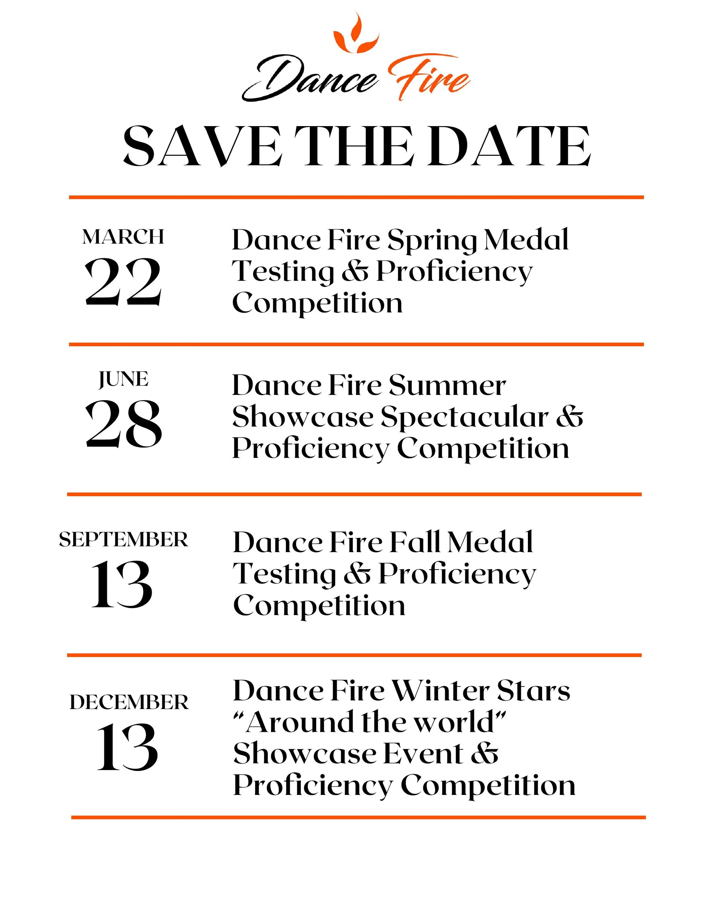 Schedule — Dance Fire Studio